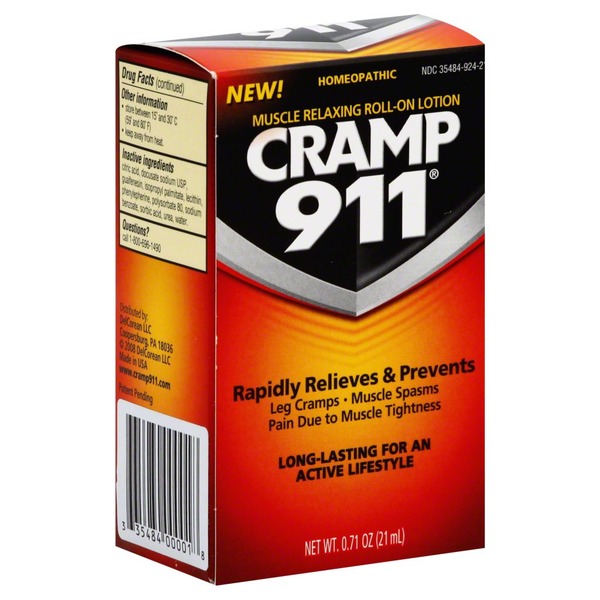 Cramp 911 Muscle Relaxing Roll-On Lotion (0.71 oz) - Instacart