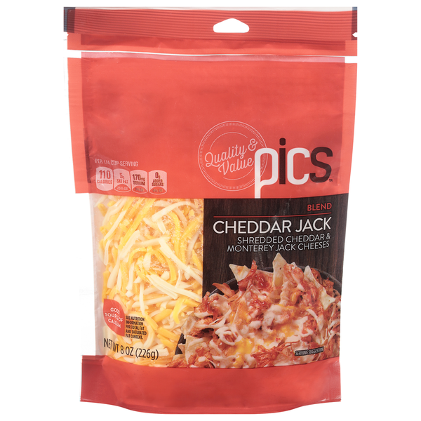 PICS Shredded Cheddar Jack Cheese Same-Day Delivery or Pickup | Market ...
