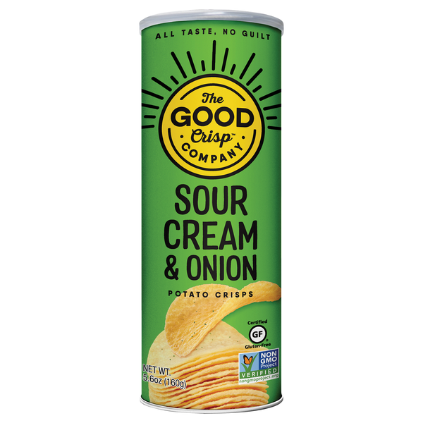 Food Lion The Good Crisp Company Potato Crisps, Sour Cream & Onion Same ...