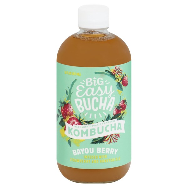 Big Easy Bucha Kombucha, Bayou Berry (16 oz) - Instacart