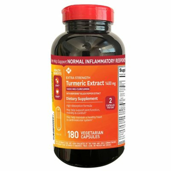 Sam's Club Member's Mark Extra Strength Turmeric Extract 1400 Mg With ...