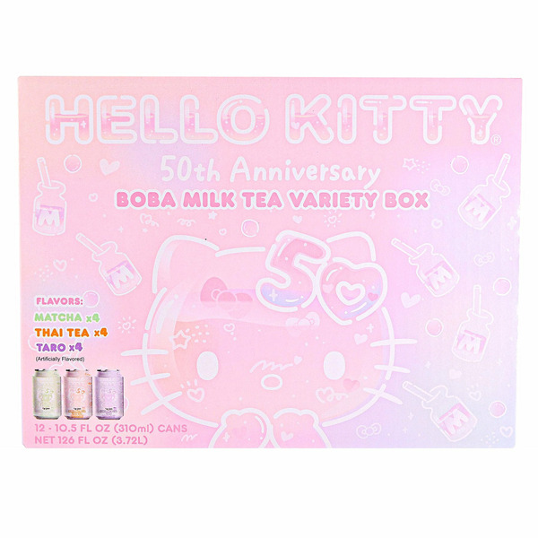 Costco A-Sha Variety Hello Kitty Boba Milk Tea Same-Day Delivery or ...