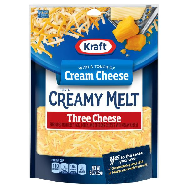 Kraft Cheese, Shredded, Three Cheese Same-Day Delivery or Pickup | Publix