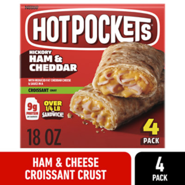 Safeway Hot Pockets Hot Pocket Ham And Cheese Croissant Crust Same-Day ...