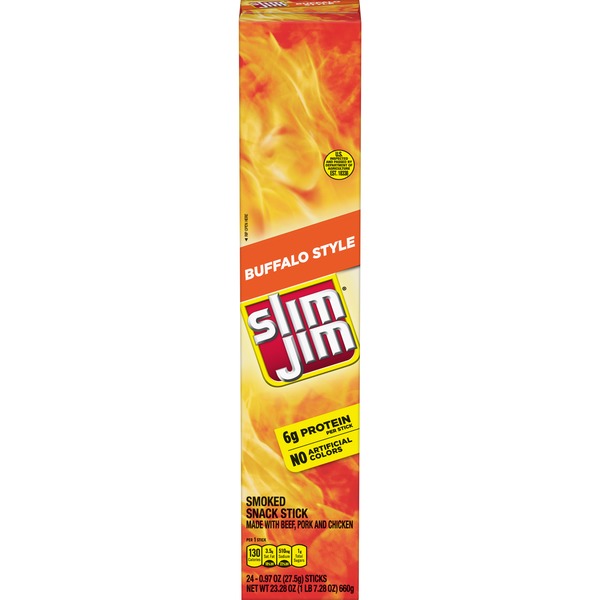 Slim Jim Buffalo Style Wing Seasoned (0.97 oz) - Instacart