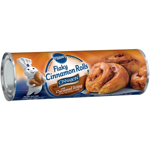 Pillsbury Flaky With Caramel Icing Cinnamon Rolls 13 Oz Instacart