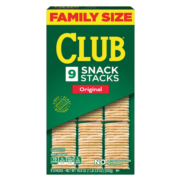 ALDI Club Snack Stacks Crackers Original, Lunch Snacks, 18.8 oz, 9 ...