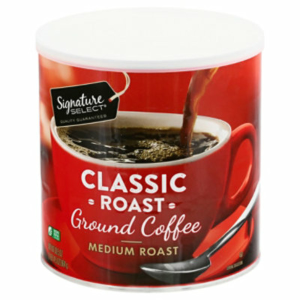 Safeway Signature SELECT Coffee, Ground, Medium Roast, Classic Roast ...