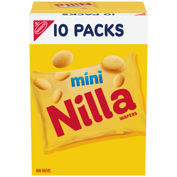 H-E-B NILLA Mini Cookies, Vanilla Wafers, Snack Packs 10 oz Same-Day ...