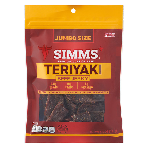 Simms Teriyaki Beef Jerky Same-Day Delivery or Pickup | ALDI