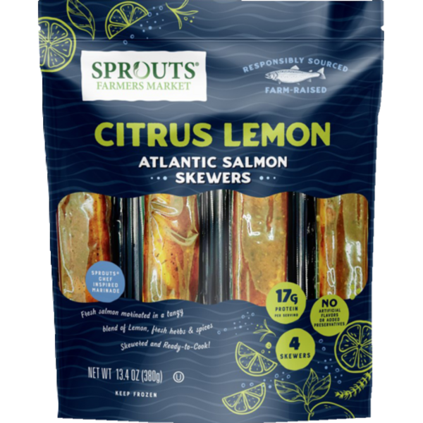 Sprouts Farmers Market Sprouts Citrus Lemon Farm-Raised Atlantic Salmon ...