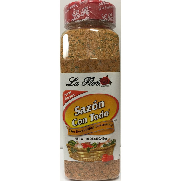 La Flor Spices - Sazon Con Todo - 30 oz Plastic Jar Delivery or Pickup ...