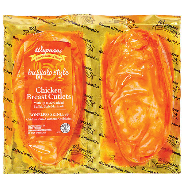 Wegmans Wegmans Chicken Breast, Cutlets, Buffalo Style Same-Day ...