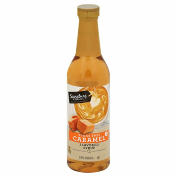 Safeway Signature SELECT Flavored Syrup, Sugar Free, Caramel Same-Day ...