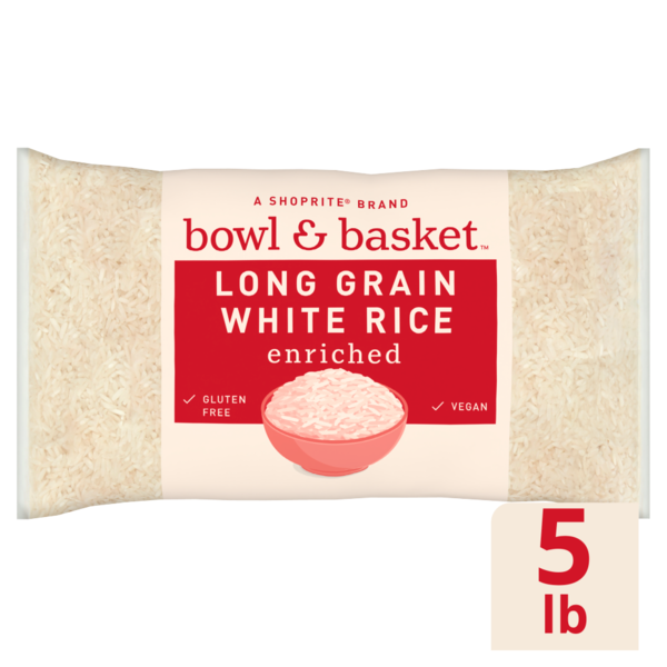 ShopRite Bowl & Basket Enriched Long Grain White Rice Same-Day Delivery ...