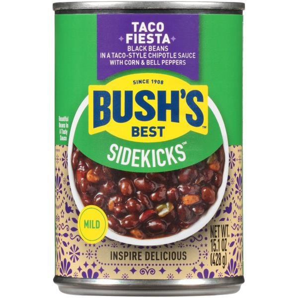 Bush's Best Sidekicks Taco Fiesta Black Beans Same-Day Delivery or ...