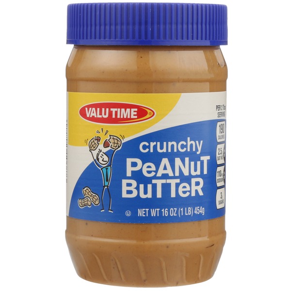 Valu Time Crunchy Peanut Butter (16 oz) - Instacart