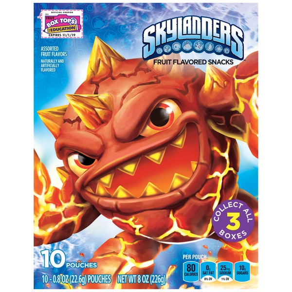 Betty Crocker Skylanders Fruit Flavored Snacks (0.8 oz) - Instacart