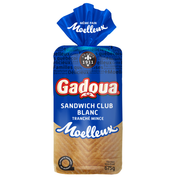 Gadoua Moelleux Thick Sliced White Bread - 675g Same-Day Delivery ...