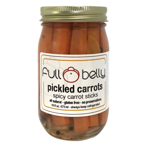 Full Belly Farm Pickled Carrots Spicy Carrot Sticks (16 fl oz) - Instacart