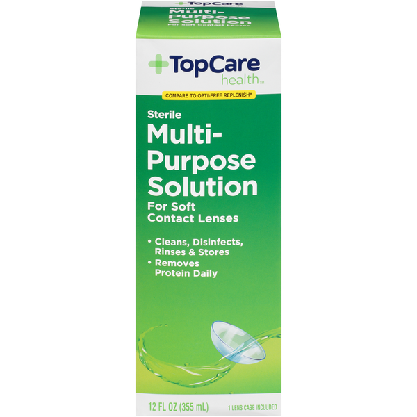 TopCare Sterile Multi-Purpose Solution For Soft Contact Lenses Same-Day ...
