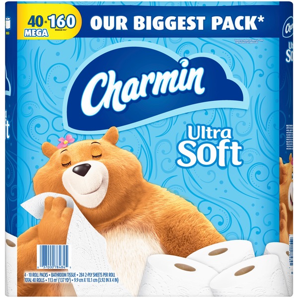Charmin Soft Toilet Paper Mega Rolls (284 ct) - Instacart