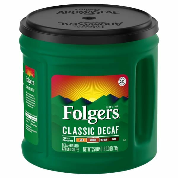 Publix Folgers Ground Classic Decaf Coffee Same-Day Delivery or Pickup ...