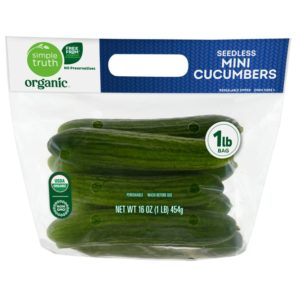 Kroger Simple Truth Mini Cucumbers Same-Day Delivery or Pickup | Instacart