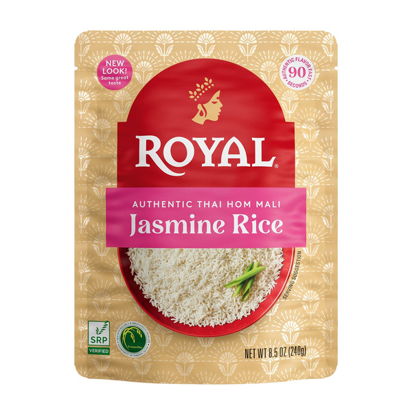 Royal Ready to Eat Microwave Rice White Jasmine Flavor Same-Day ...