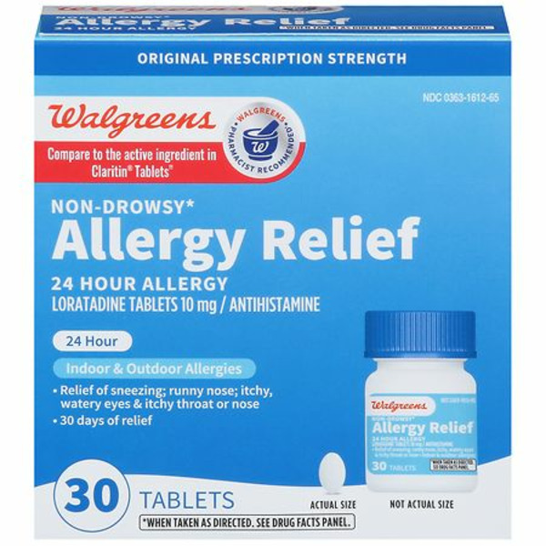 Walgreens Walgreens Non-drowsy* Wal-itin 24 Hour Allergy Loratadine ...
