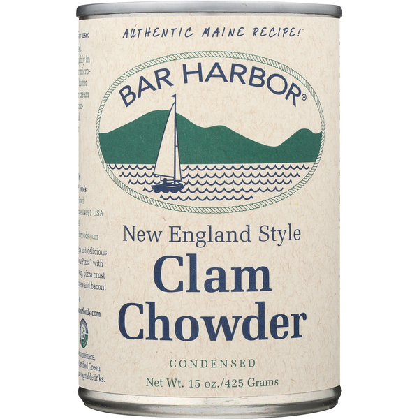 Bar Harbor Clam Chowder, New England Style, Condensed Same-Day Delivery ...