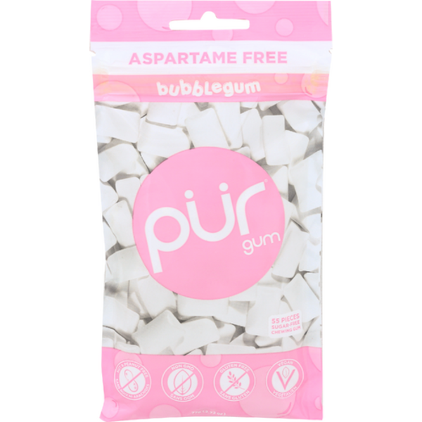PÜR Bubblegum, Aspartame Free, 100% Xylitol, Natural Flavored Gum Same ...