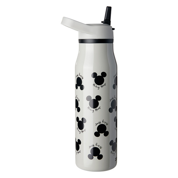 zak! Mickey Mouse Character Stainless Steel Bottle - Light Grey Same ...