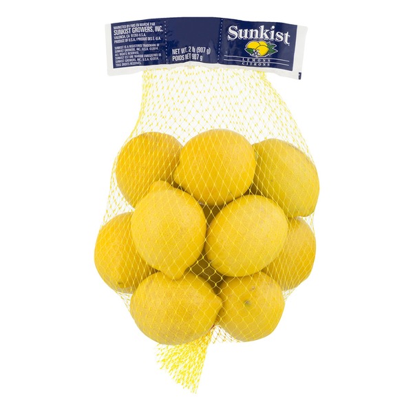 Sunkist Lemons (2 lb) - Instacart