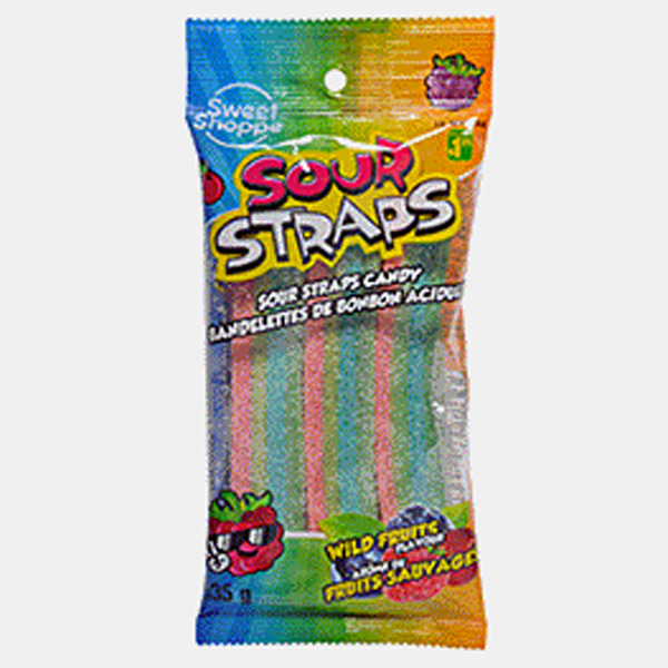 Sweet Shoppe Sour Straps Candy Same-Day Delivery | Dollarama