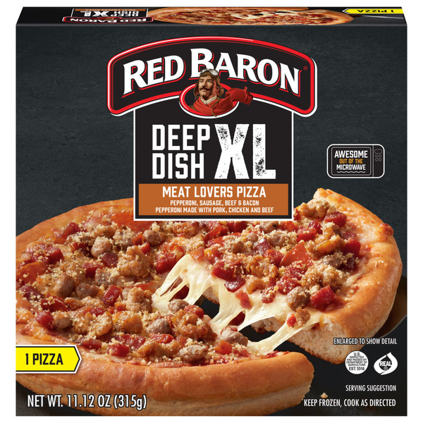 Red Baron Deep Dish XL Meat Lovers Frozen Pizza Same-Day Delivery or ...
