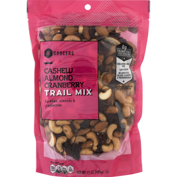 Southeastern Grocers Trail Mix, Cashew, Almond, Cranberry (15 oz ...