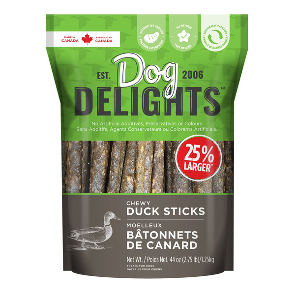 Dog Delights Chewy Duck Sticks Same-Day Delivery | Costco