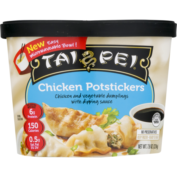 Tai Pei Chicken Potstickers Frozen Asian Appetizers (7.9 oz) - Instacart