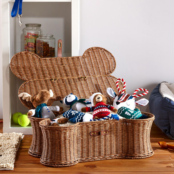 Costco Dog Toy Handwoven Storage Basket Same-Day Delivery or Pickup ...
