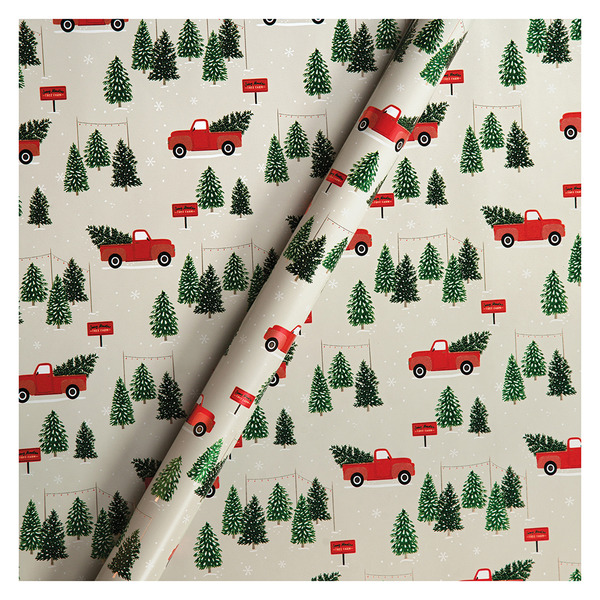 Merry Moments Heavyweight Premium Truck Gift Wrap Same-Day Delivery or ...