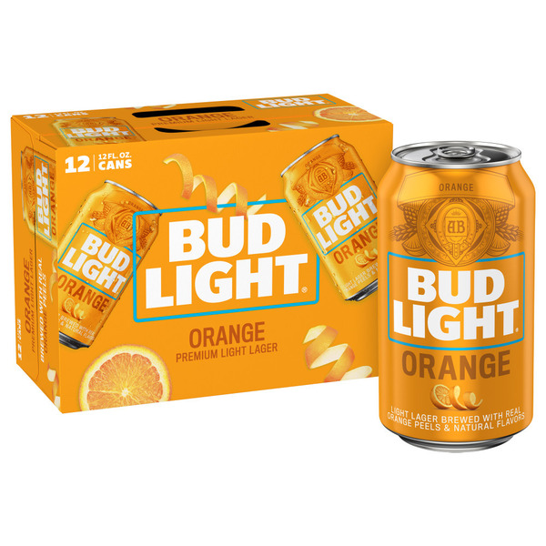 Bud Light Orange Beer, 12 Pack Beer - 12 Fl Oz Cans Same-Day Delivery ...