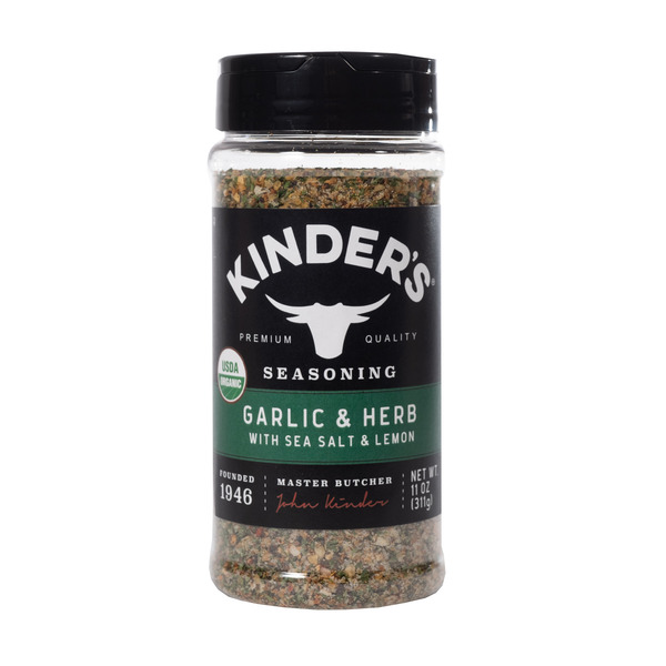 Costco Kinder's Organic Garlic & Herb With Sea Salt & Lemon Seasoning ...