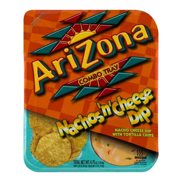 AriZona Combo Tray Nachos 'n' Cheese Dip (4.75 oz) - Instacart