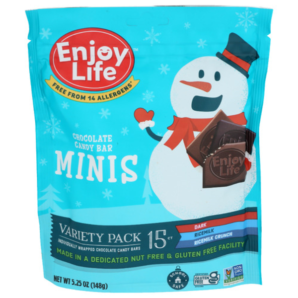 Sprouts Farmers Market Enjoy Life Foods Chocolate Candy Bars, Minis ...