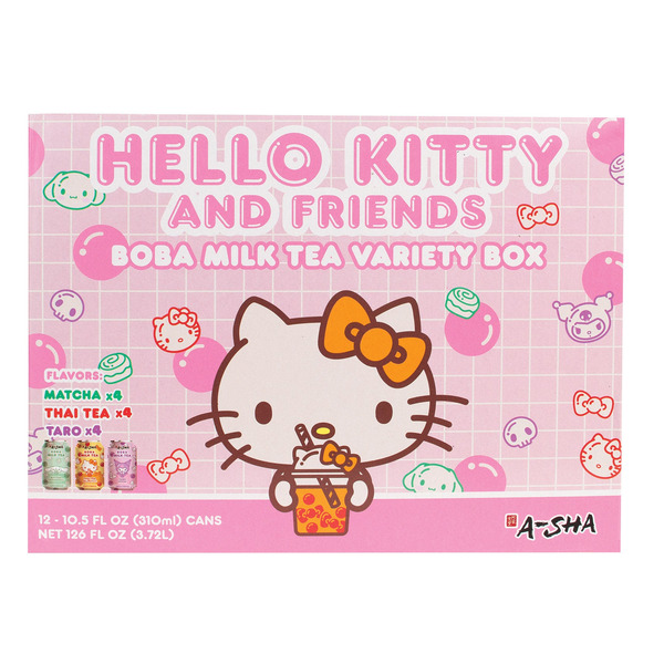 Hello Kitty & Friends Boba Milk Tea Variety Same-Day Delivery | Costco