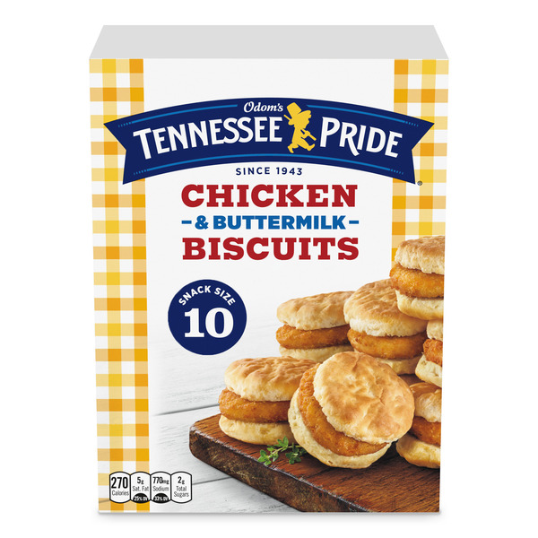 Food Lion Odom's Tennessee Pride Chicken & Buttermilk Biscuits Snack ...