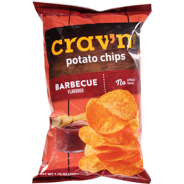 Crav'n Flavor Potato Chips, Barbecue Flavored Same-Day Delivery or ...
