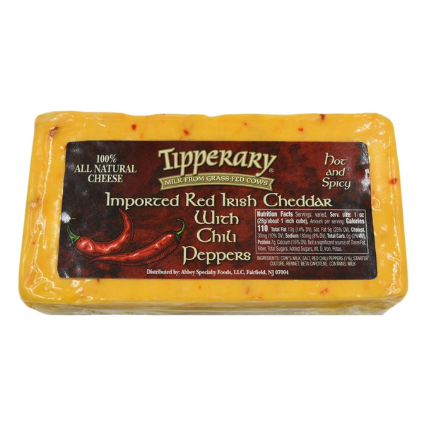 Tipperary Red Irish Cheddar with Chili Peppers Same-Day Delivery | Costco