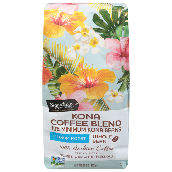 Safeway Signature SELECT Coffee, 100% Arabica, Medium Roast, Whole Bean ...
